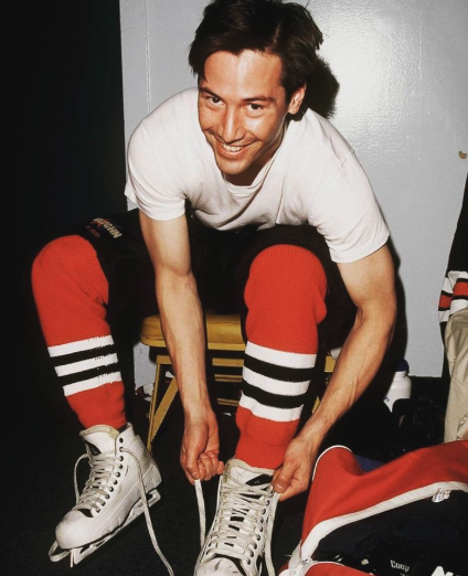 Keanu Reeves: Big Street Hockey Guy – The Morning Skate