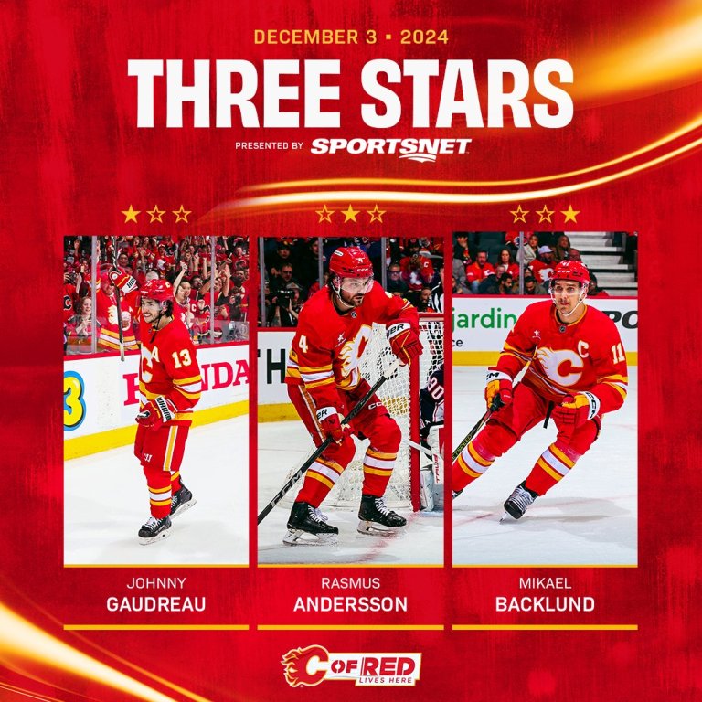 Flames Host Blue Jackets and Gaudreau Family in Emotional Night at the ...